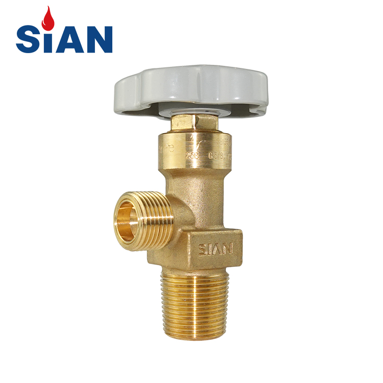 GV -5 katup silinder aksial N2/AR/HE Gas Cylinder Valve - Beli katup ...